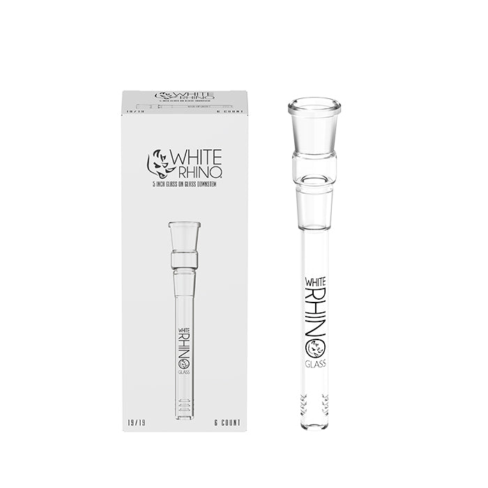 Premium Glass Downstem – Cleaner, Smoother Hits – White Rhino USA