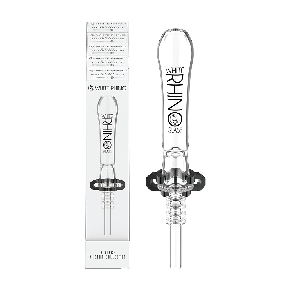 2-Piece Nectar Collector Set Wholesale Ready for Smoke Shops – White ...