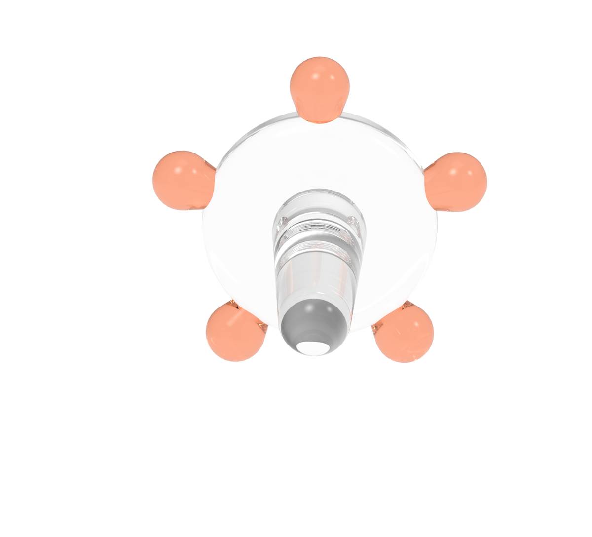 Wholesale Glass Daisy Screens for Dry Herb Pipes – White Rhino USA